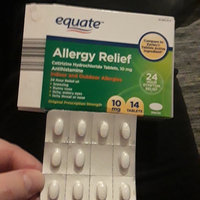 Equate - Allergy Cetirizine 10 mg, 14 Tablets (Compare to Zyrtec ...