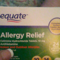 Equate - Allergy Cetirizine 10 mg, 14 Tablets (Compare to Zyrtec ...
