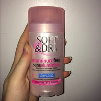 Soft & Dri Aluminum Free Deodorant Solid, Powder Fresh Reviews 2019