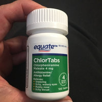 Equate : Chlortabs Tablets Antihistamine Reviews 2019