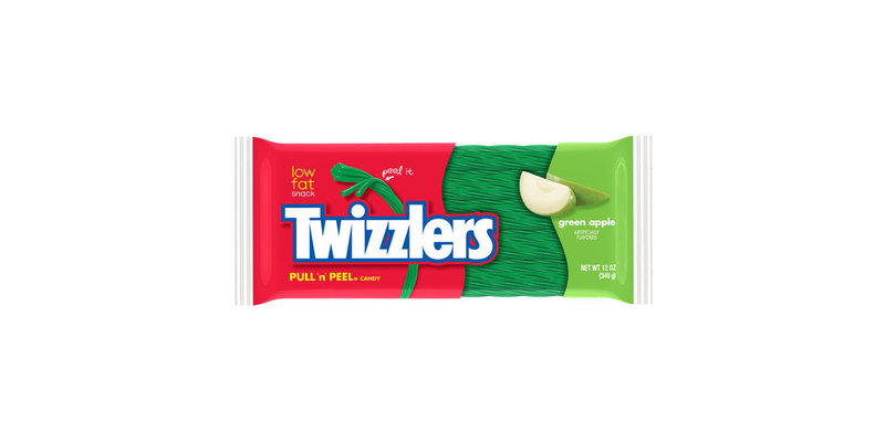 Twizzlers Twizzler Pull 'N' Peel Green Apple Licorice Reviews 2019