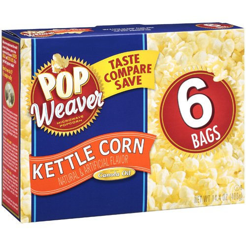 Pop Weaver Kettle Corn Popcorn, 6ct Reviews 2019