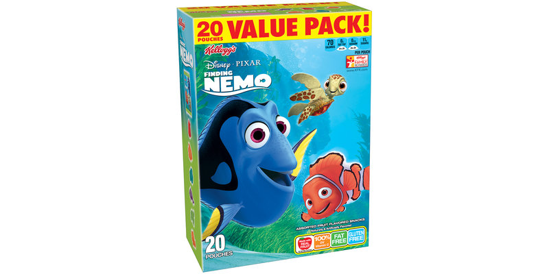 Kellogg's® Disney/Pixar Finding Nemo Fruit Flavored Snacks 20 ct ...