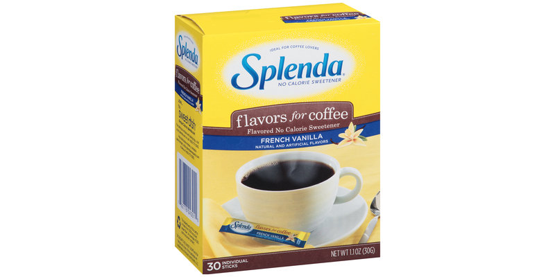 Splenda® French Vanilla Flavors for Coffee No Calorie Sweetener 30 ct ...