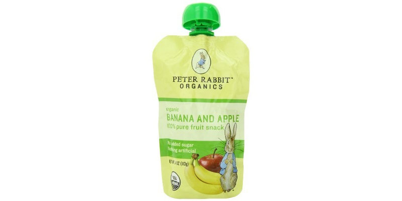PETER RABBIT ORGANICS 100% Fruit Snack, Banana and Apple, 4.0-Ounce ...