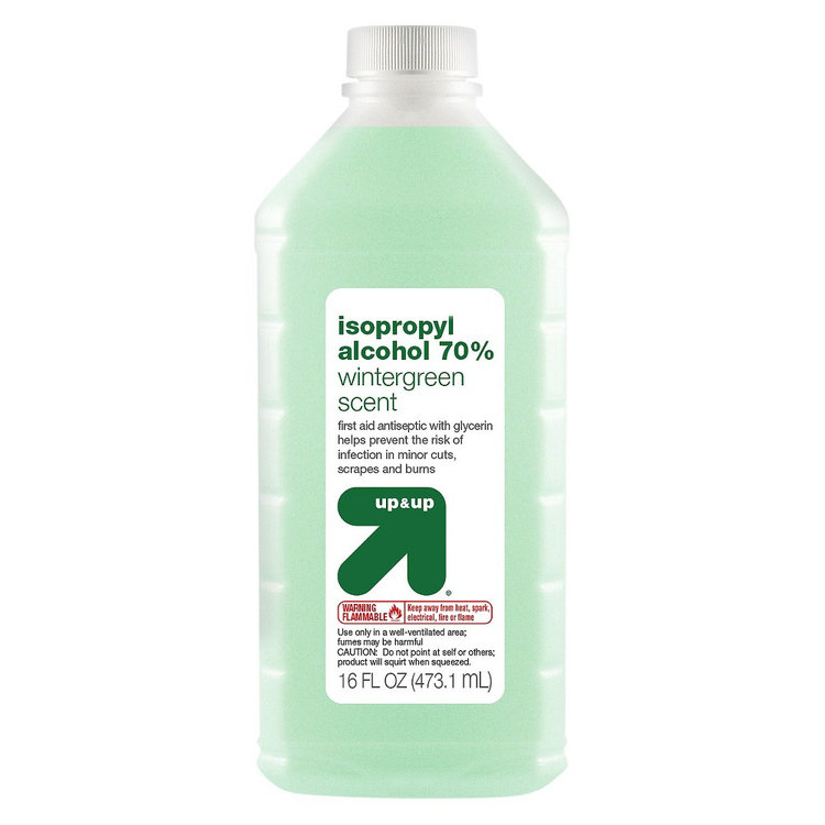 up & up Isopropyl Alcohol Wintergreen scent First Aid Antiseptic - 16 ...