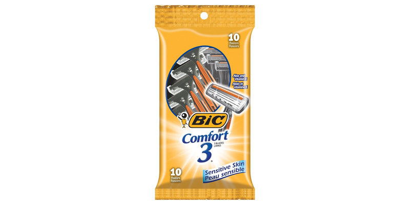 BIC Comfort 3 Triple Blade Disposable Razor for Men, 10-Count Reviews 2019