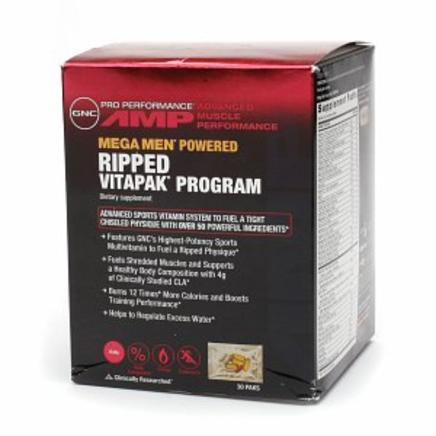 GNC Pro Performance AMP Mega Men Powered Ripped Vitapak Program Reviews ...