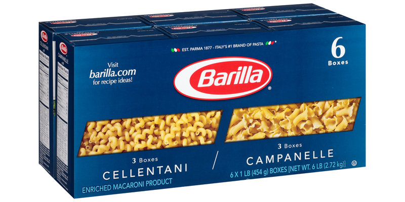 Barilla Cellentani/Campanelle Variety Pasta Reviews 2019
