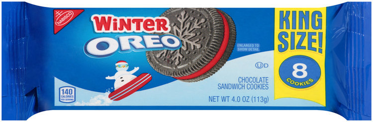 Nabisco Oreo Sandwich Cookies Winter Chocolate Reviews 2020