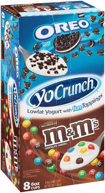 YoCrunch® Lowfat Yogurt Vanilla with Oreo/M&M's Variety Pack Reviews 2019