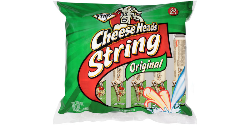 Frigo® Cheese Heads® Original String Cheese 60 ct Bag Reviews 2019