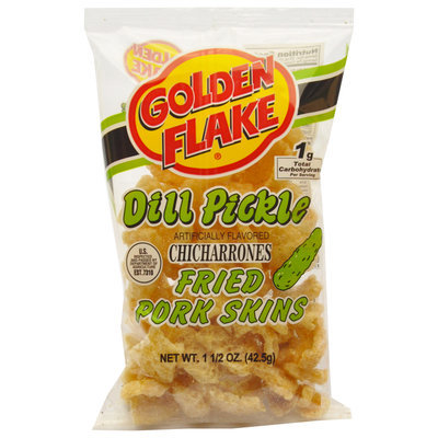 Golden Flake® Dill Pickle Chicharrones Fried Pork Skins Reviews 2019