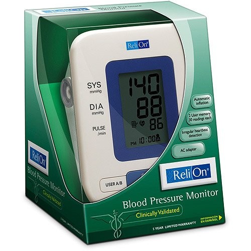 RELI ON RELION RELI ON AUTOMATIC BLOOD PRESSURE MONITOR HEM 741