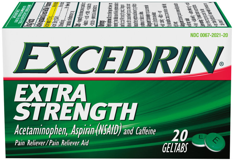 Excedrin Extra Strength Acetaminophen Aspirin NSAID And Caffeine excedrin-extra-strength-acetaminophen-aspirin-nsaid-and-caffeine