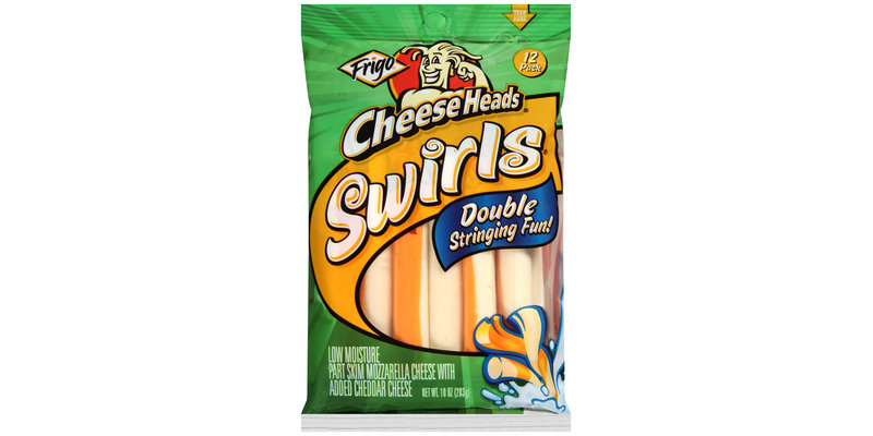 Frigo® Cheese Heads® Swirls® String Cheese 12 ct Bag Reviews 2019