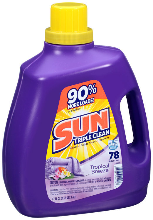 Sun Triple Clean® Tropical Breeze® Liquid Laundry Detergent Reviews 2019