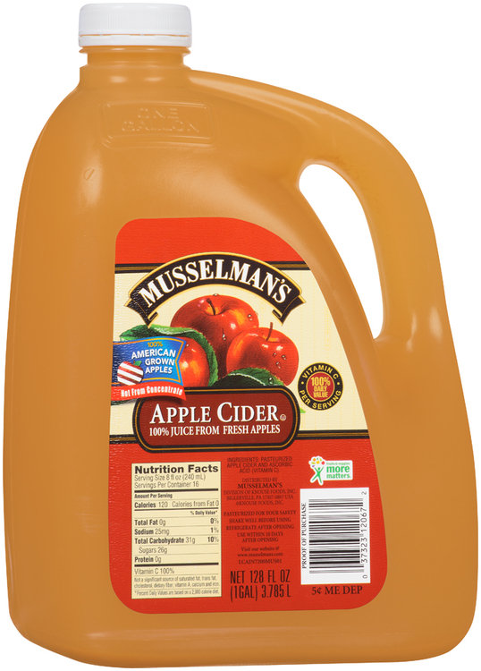Musselman's® 100% Juice Apple Cider from Fresh Apples Reviews 2019