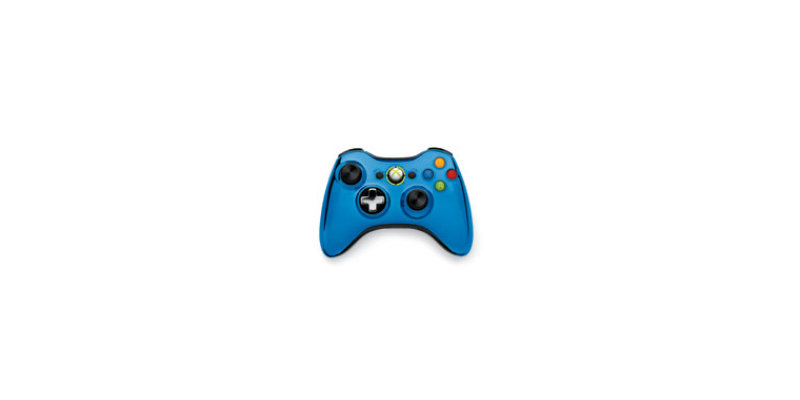 Microsoft Xbox 360 Controller Wireless Blue Chrome Reviews 2019