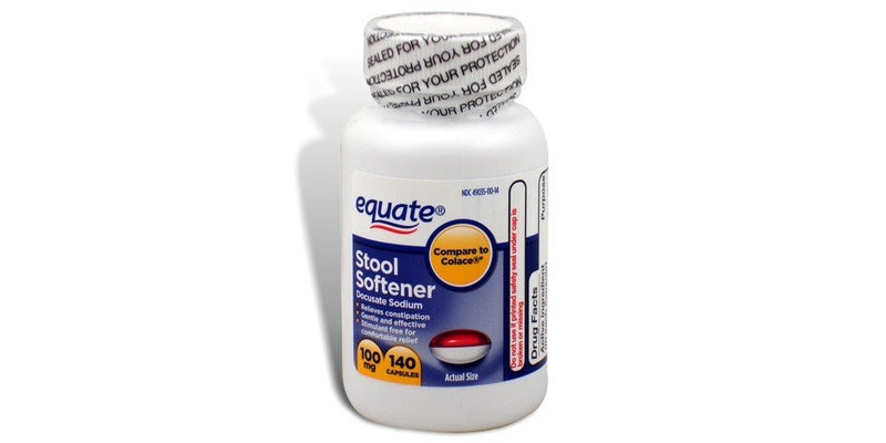 Equate - Stool Softener 100 mg, 140 Capsules (Compare to Colace ...