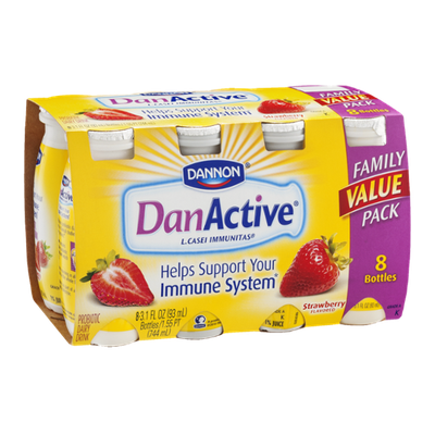 Dannon DanActive Strawberry Probiotic Dairy Drink - 8 CT Reviews 2019