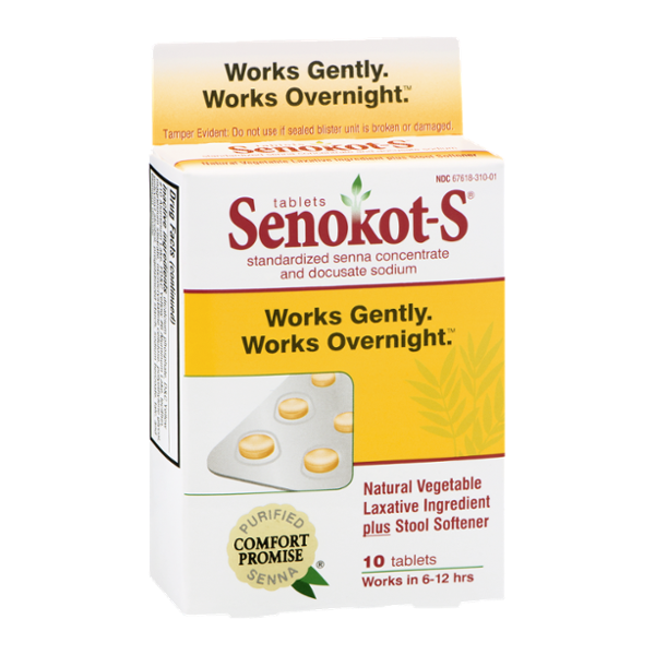 Senokot-S Laxative Plus Stool Softener Tablets - 10 CT Reviews 2019