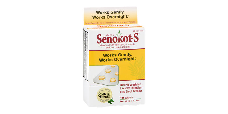 Senokot-S Laxative Plus Stool Softener Tablets - 10 CT Reviews 2019