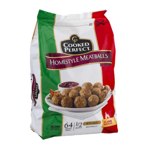 Cooked Perfect Homestyle Meatballs Bite Size - 64 CT Reviews 2019