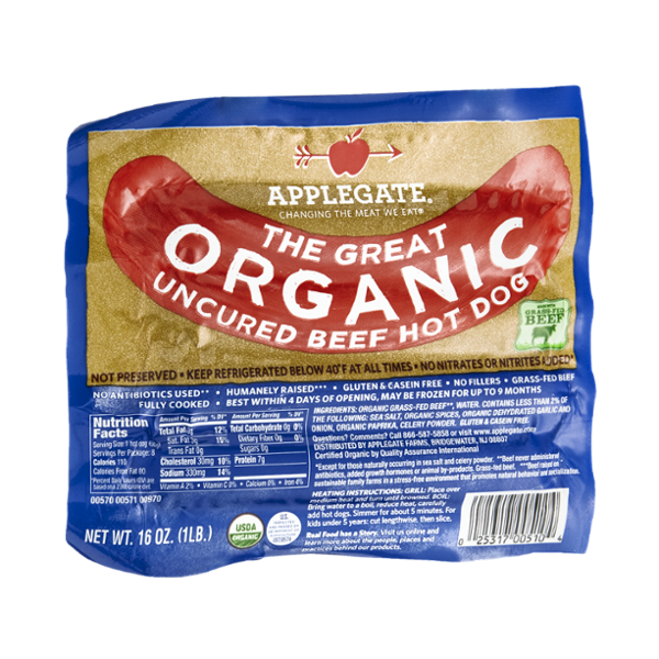 Applegate Beef Hot Dog Uncured Organic Reviews 2019