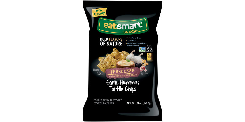Eatsmart Snacks™ Garlic Hummus Three Bean Tortilla Chips Reviews 2019