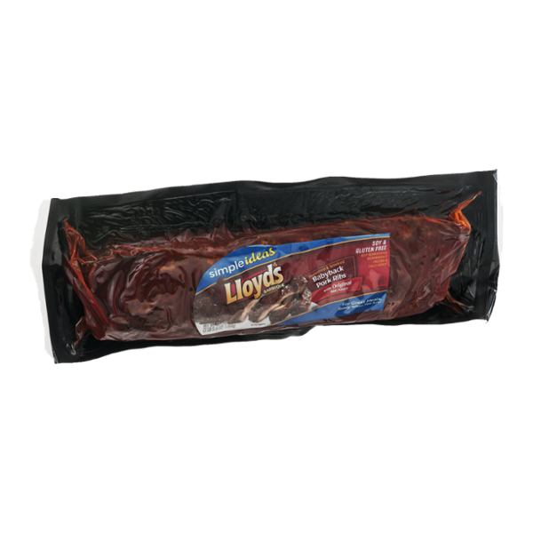 Lloyd's Simple Ideas Seasoned & Smoked Babyback Pork Ribs with Original ...