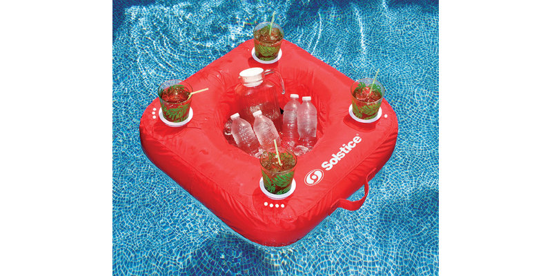 Solstice 15050R SunSoft Inflatable Drink Caddy / Red Reviews 2019