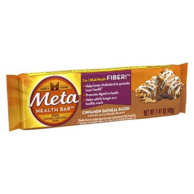 Metamucil Meta Health Bar Cinnamon Oatmeal Raisin - 1 Count Reviews 2019