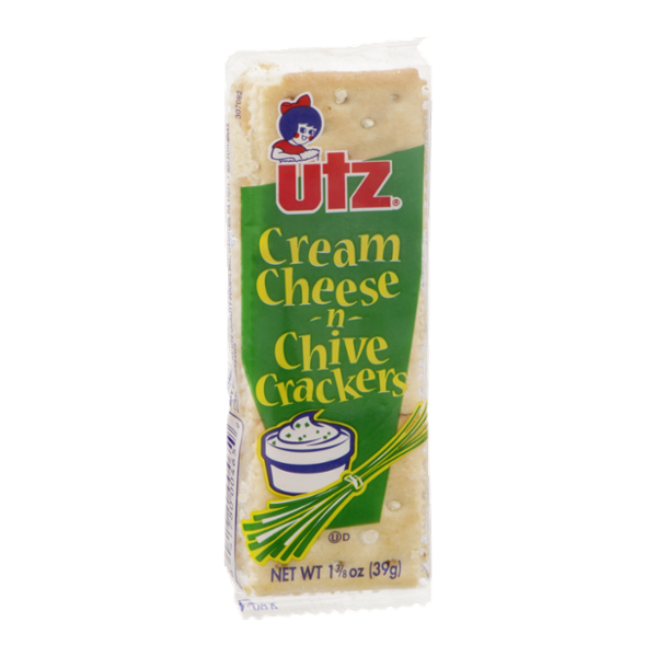 Utz Cream Cheese-n-Chive Crackers Reviews 2019