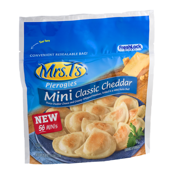 Mrs. T's Mini Pierogies Classic Cheddar - 56 CT Reviews 2019