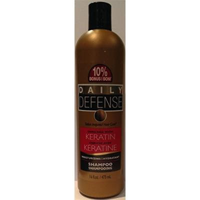 Daily Defense Keratin Enriched Moisturizing Shampoo 16oz (Pack of 4 ...