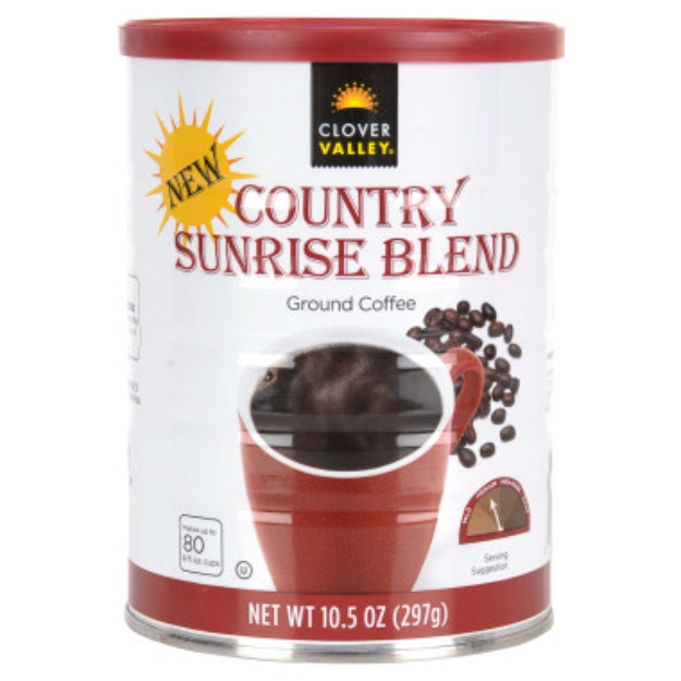 Clover Valley Country Sunrise Blend Ground Coffee - Medium Roast - 10.5 ...