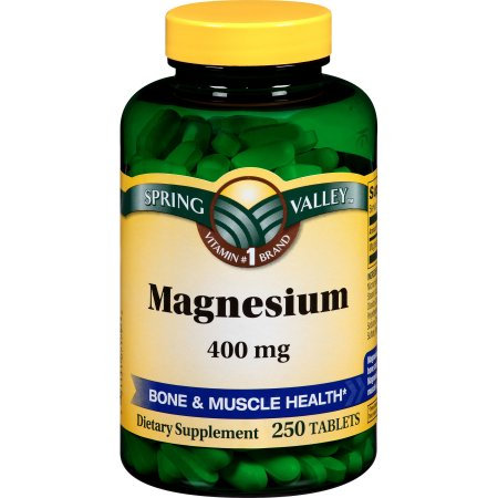 Spring Valley Magnesium Dietary Supplement Tablets, 400mg, 250 count ...