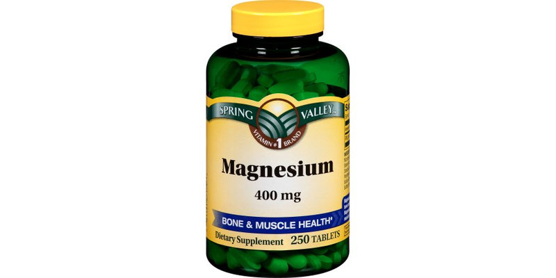 Spring Valley Magnesium Dietary Supplement Tablets, 400mg, 250 count ...