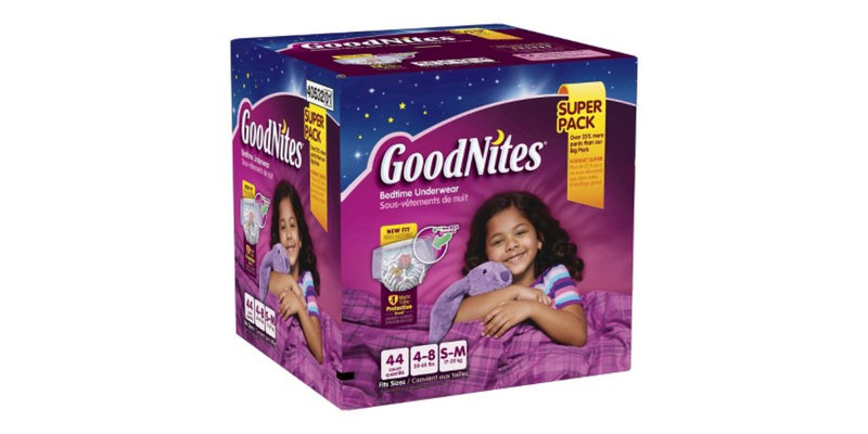 GoodNites® Bedtime Pants for Girls S/M Reviews 2019