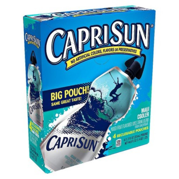 Capri Sun Resealable Pouch Maui Cooler 4 ct Reviews 2019