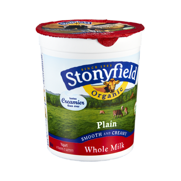 Stonyfield Organic Plain Smooth And Creamy Whole Milk Yogurt Reviews 2019