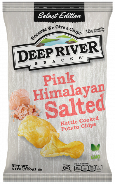 Deep River Snacks Pink Himalayan Salted Kettle Cooked Potato Chips ...