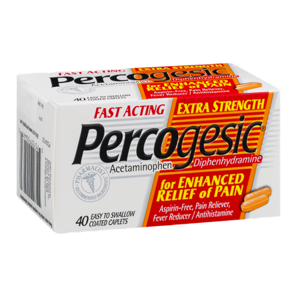 Percogesic Pain Reliever Caplets Extra Strength - 40 CT Reviews 2019