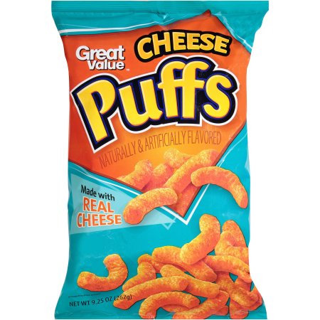 Wal-mart Store, Inc. Great Value Cheese Puffs, 9.25 oz Reviews 2019