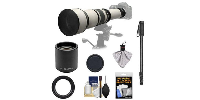 Rokinon 650-1300mm f/8-16 Telephoto Zoom Lens with 2x Teleconverter ...