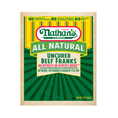 Nathan’s Famous All Natural* Uncured Beef Franks Reviews 2019