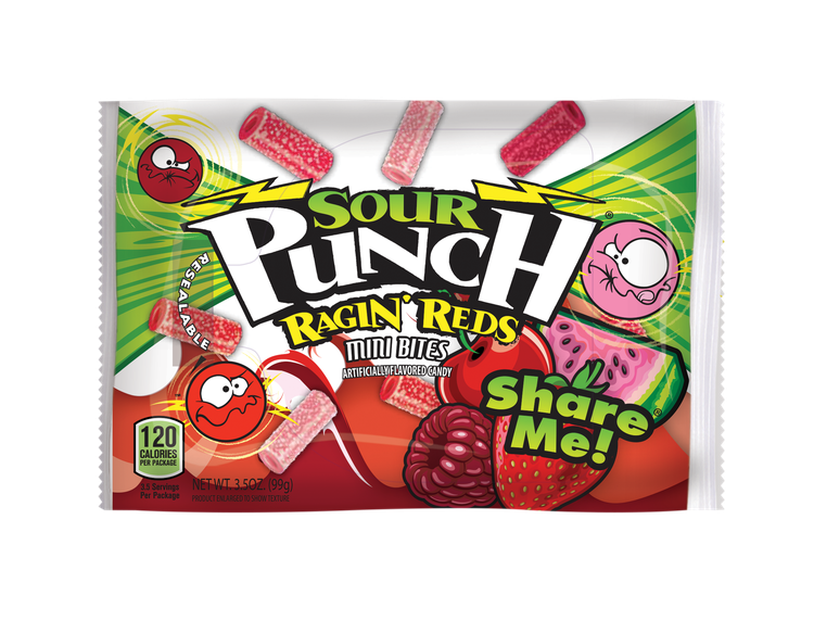Sour Punch® Share Me!® Mini Bites Ragin' Reds Reviews 2019