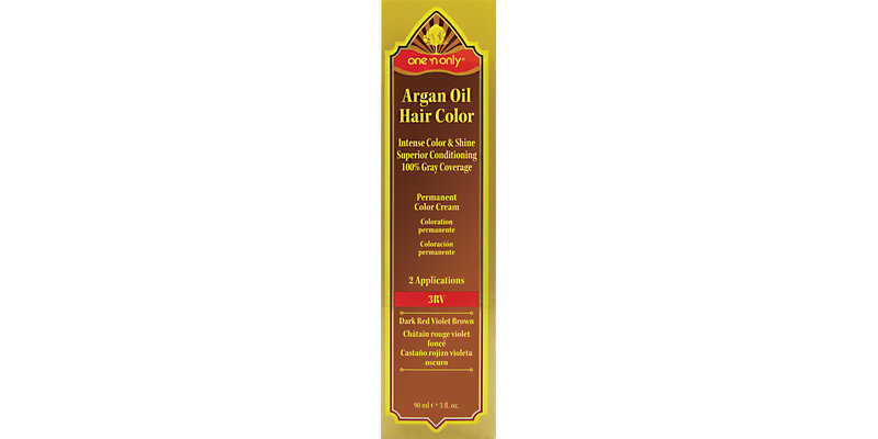 One 'N Only Argan Oil Hair Color 3RV Dark Red Violet Brown Reviews 2019