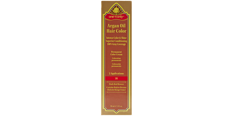 One 'n Only Argan Oil Hair Color Permanent Red Shades 3R Dark Red Brown ...